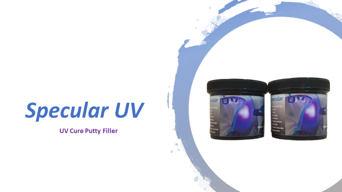 UV Fine and Flex Putty Filler for car refinish. - specularuv