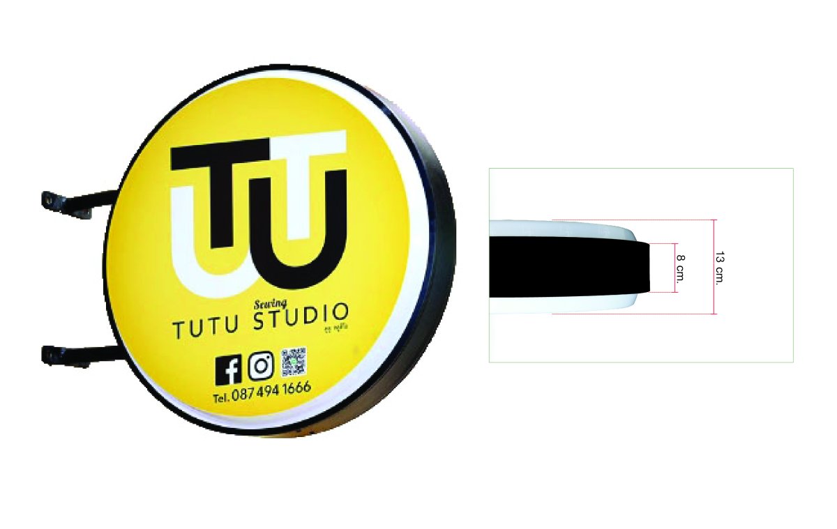 Double sides light box (LED) - lertsil