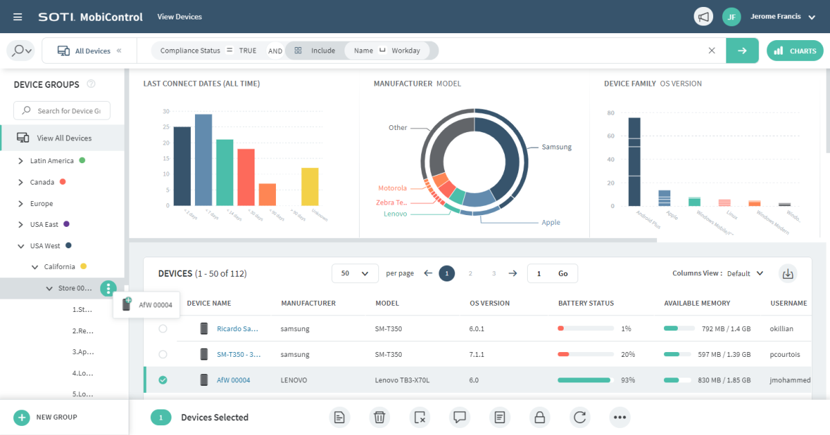 SOTI - MDM EMM Software - dtci