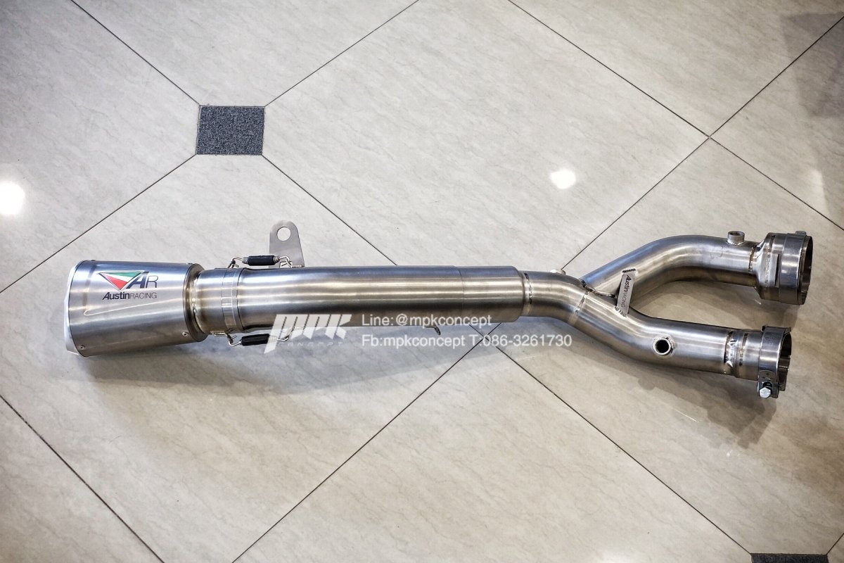 AUSTIN RACING DECAT V3 150MM TITANIUM BMW S1000RR 2019+ - mpkconcept