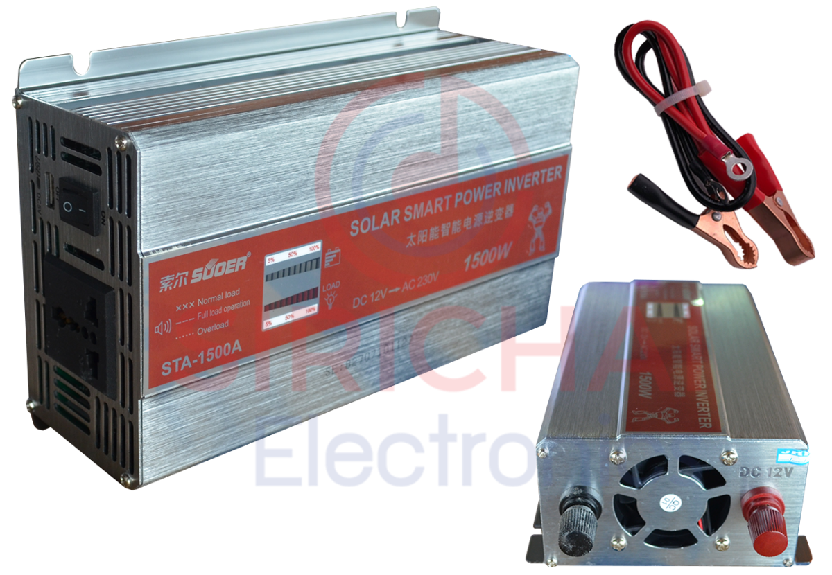 Inverter อินเวอร์เตอร์ SDA-1500 (1500W) DC to AC - sirichaielectronics