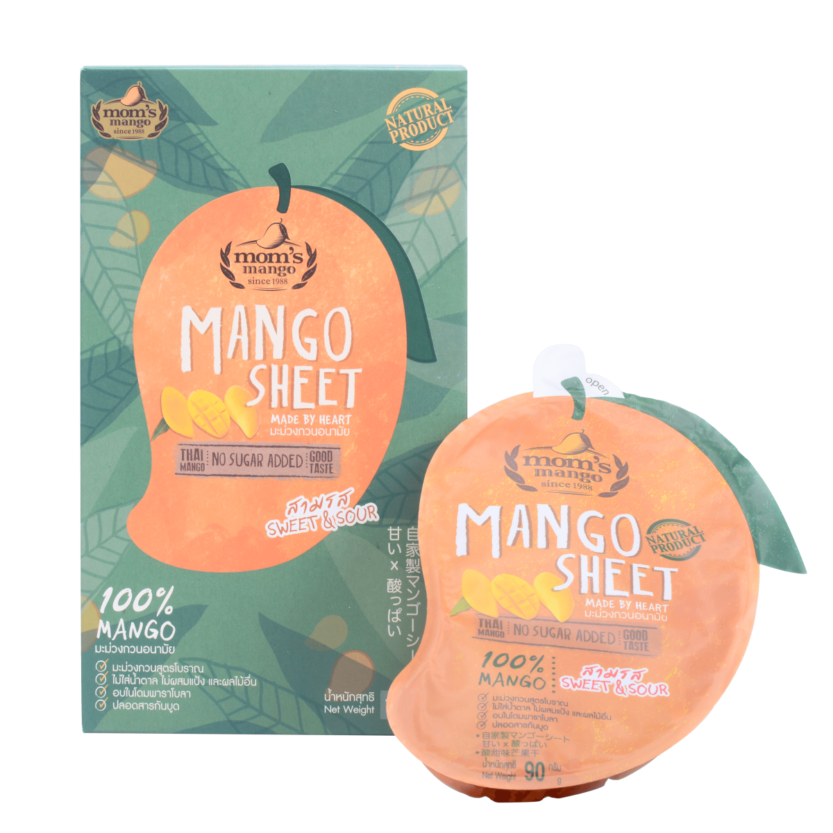 Mango Sheets : Sweet and Sour - thaiparadisofoods