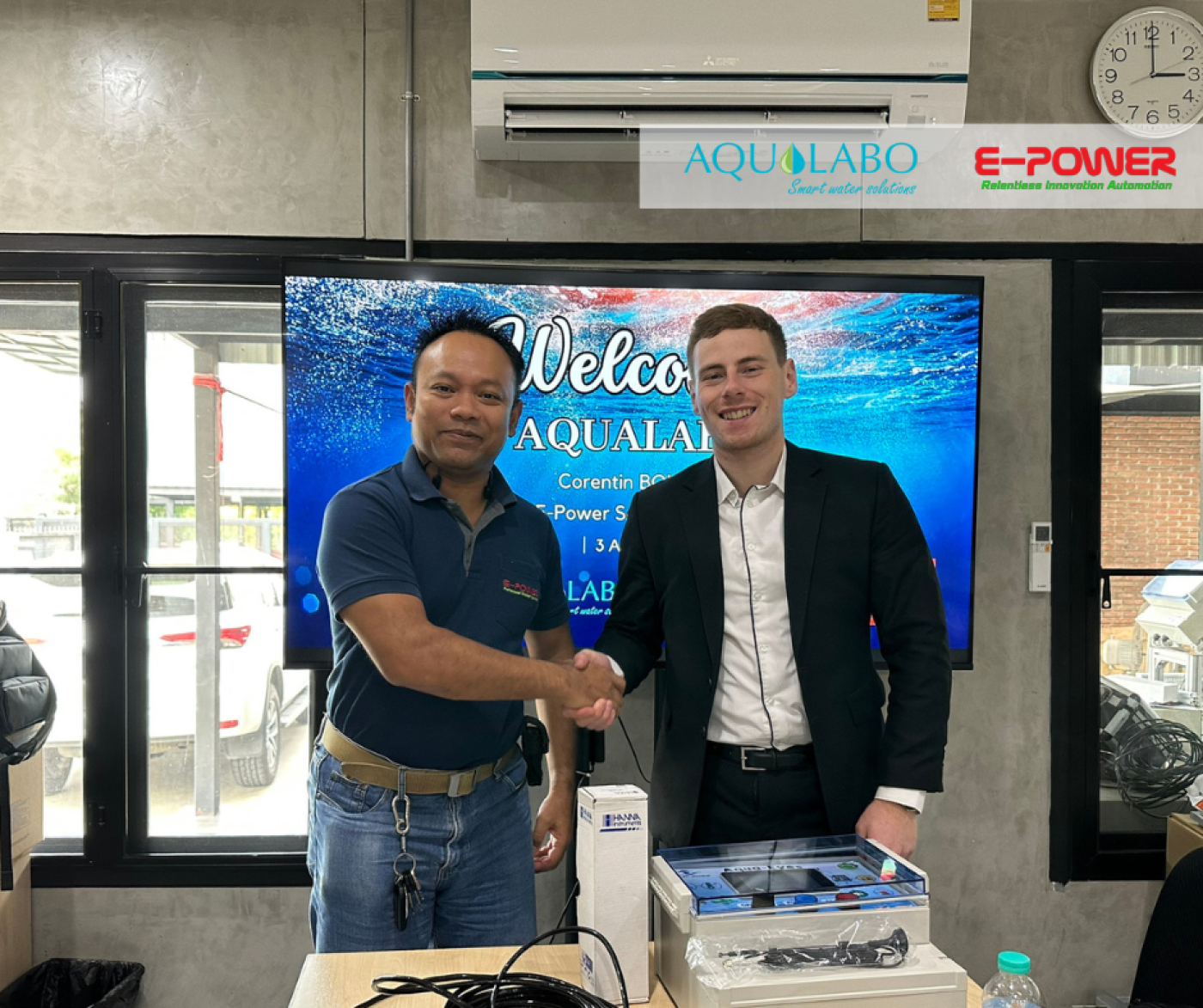 E Power Service x Aqualabo france