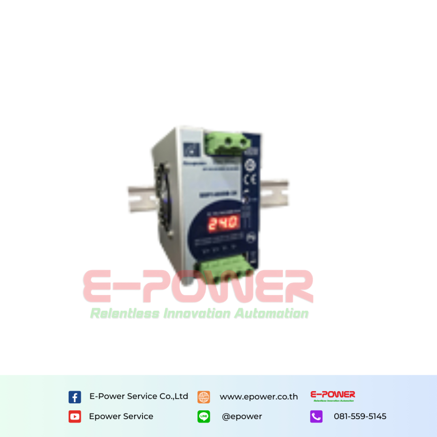dc-dc-din-rail-power-supply - บริษัท อี พาวเวอร์ เซอร์วิส จำกัด E-Power Service
