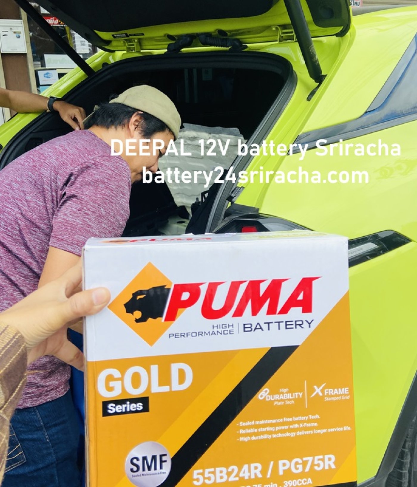 12V DEEPAL S07 Battery Replacement in Sriracha 24-Hour EV Battery Service