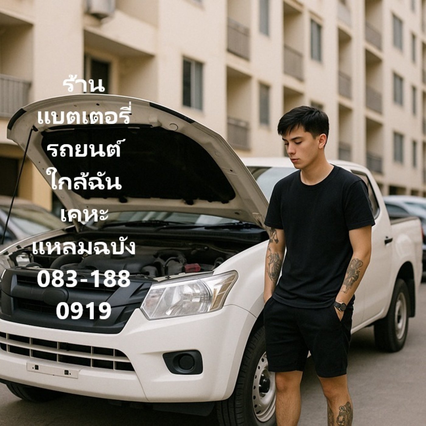 บริการแบตเตอรี่หมู่บ้านวราสิริ2 แหลมฉบัง ช่างแบตเตอรี่แหลมฉบัง