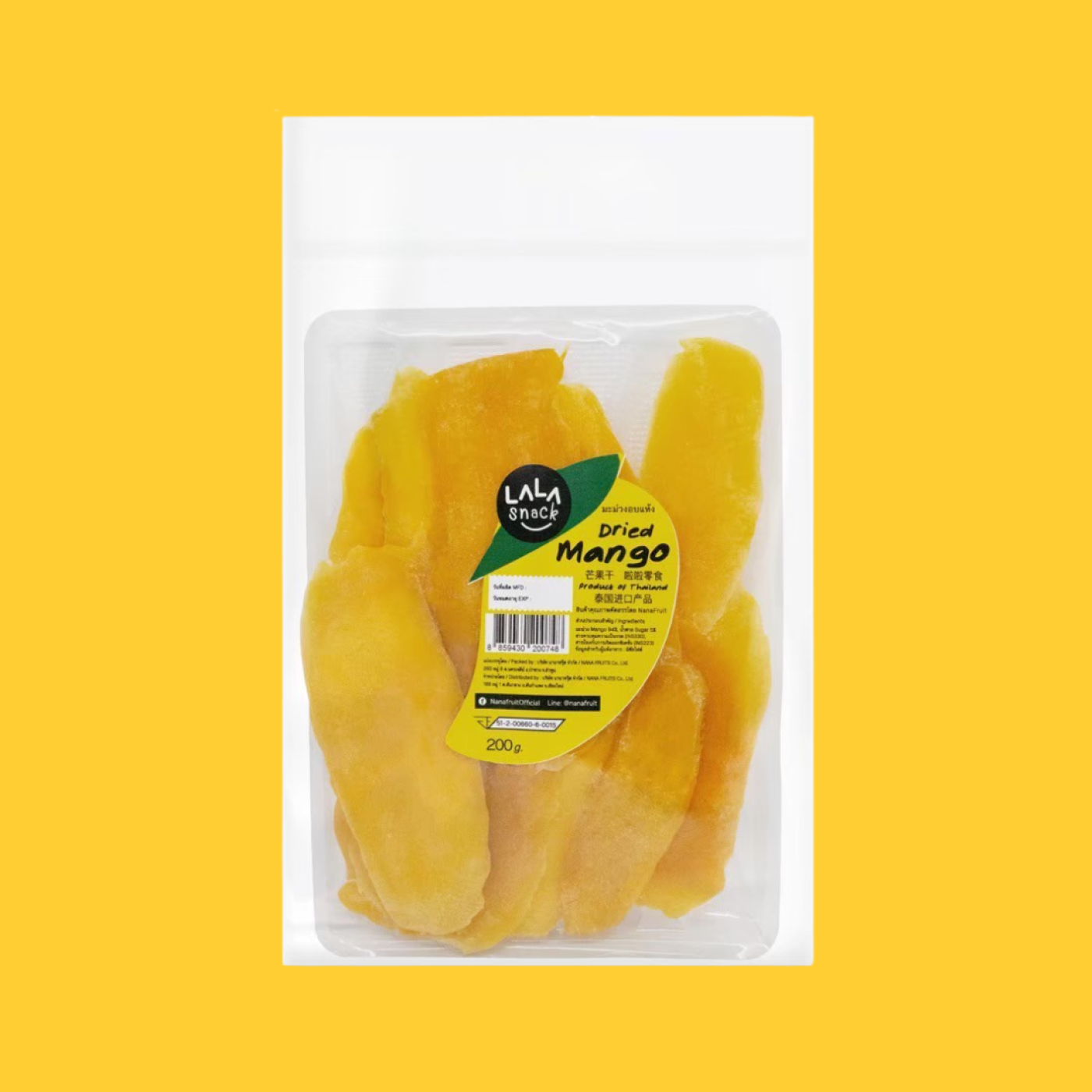 Lala Snack - Nanafruit Co.,Ltd. - Manufacturer of Dehydrated fruit