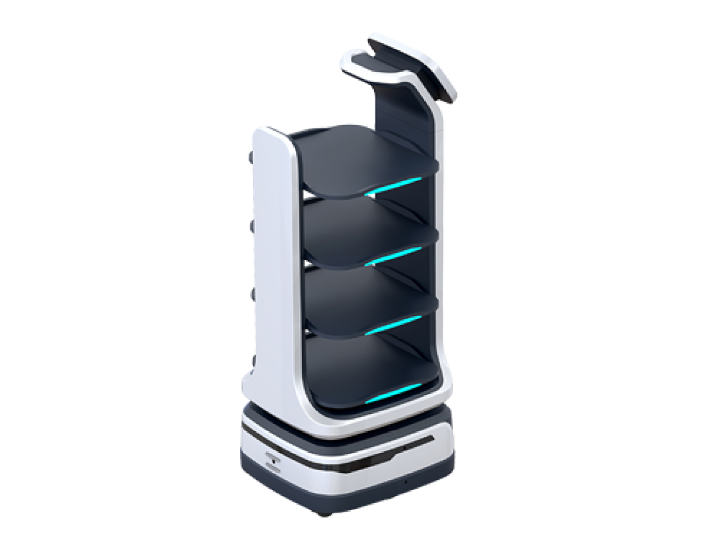 หุ่นยนต์เสิร์ฟอาหาร Mars AX1612 sensor ที่ถาด จอใหญ่ทัชสกรีน