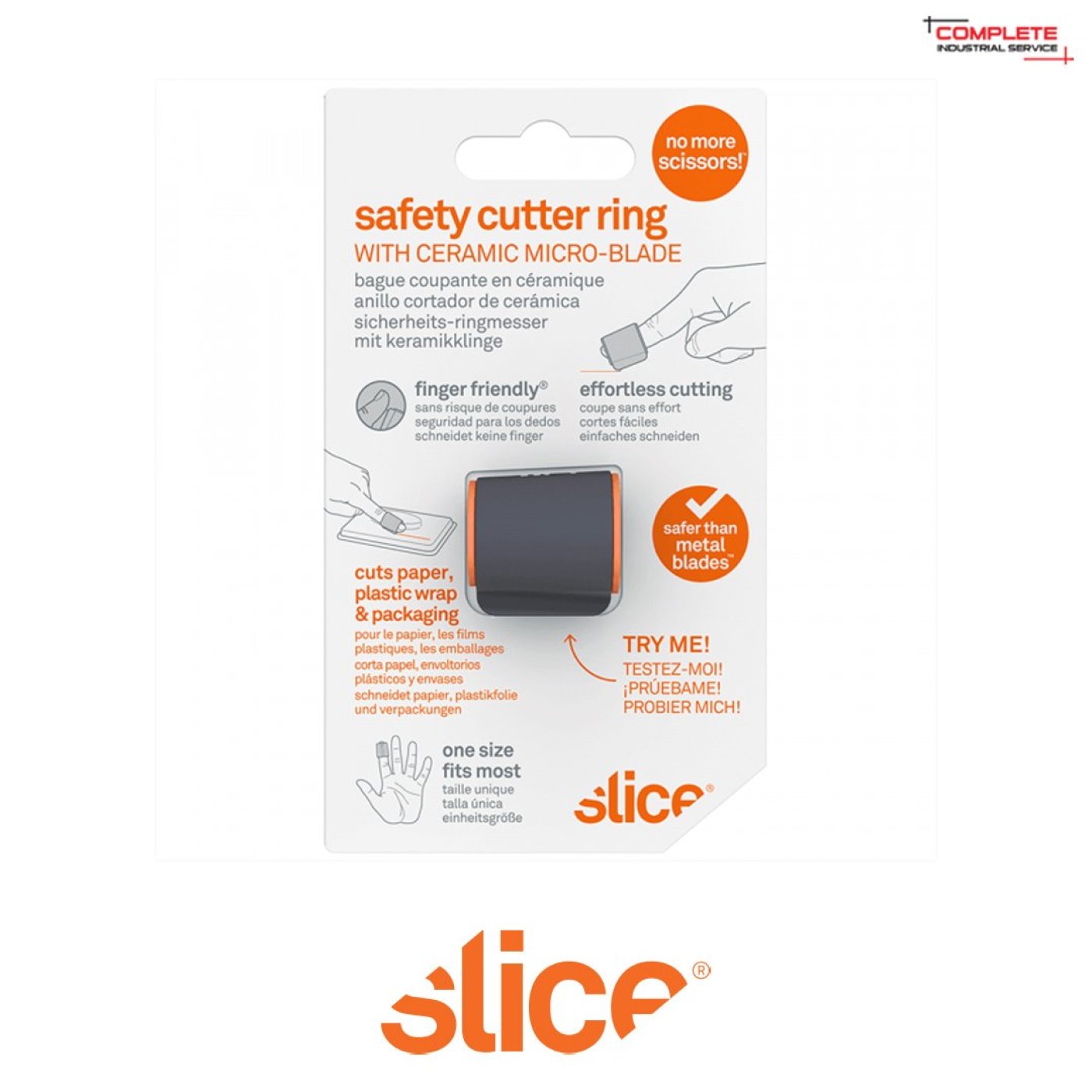 ใบมีดเซรามิค Slice Ceramic Box Cutter Blades (Pointed Tip) NO.10408 (4 ...