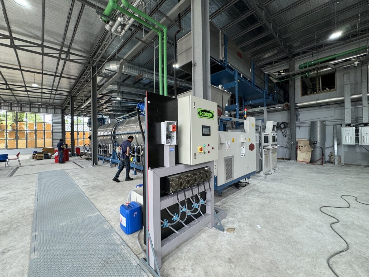 Automatic Laundry Chemical Dispensing System Installation