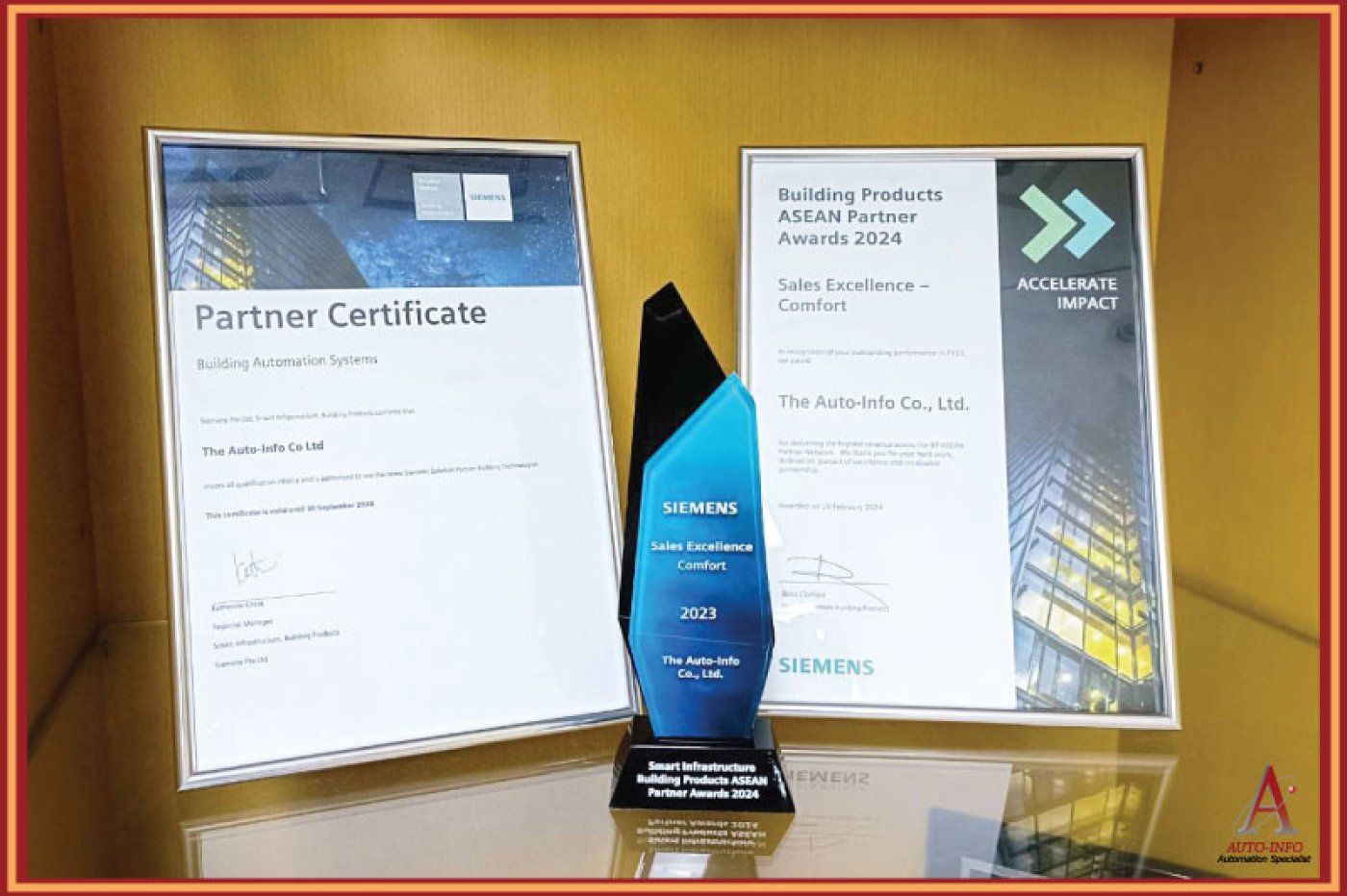 BUILDING PRODUCTS ASEAN PARTNER AWARDS 2024 - SALES EXCELLENCE COMFORT