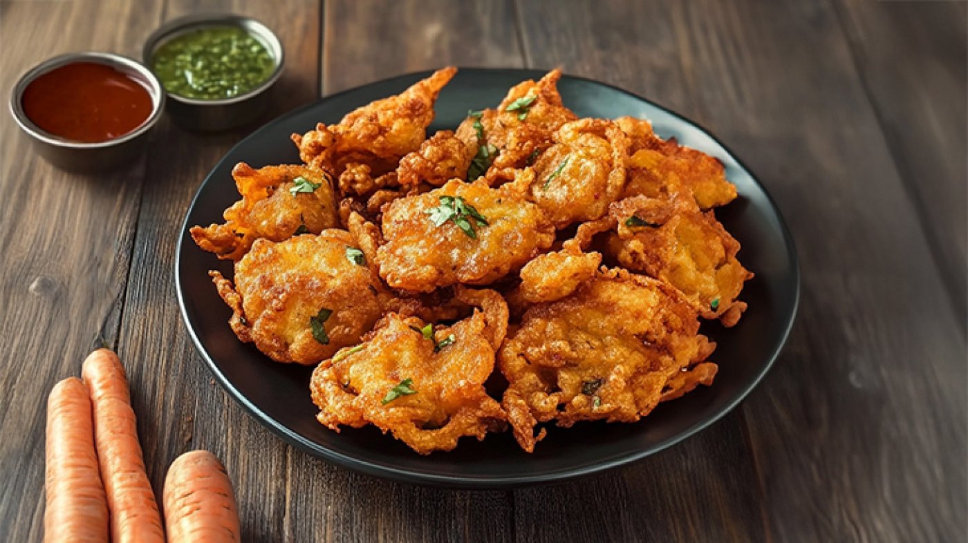 Pakora : Crispy Indian Vegetable Fritters with Spices