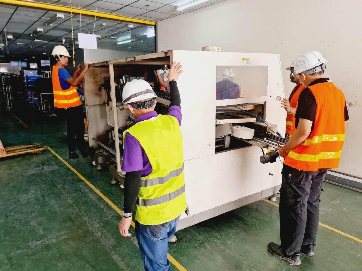Industrial and SMT Machinery Moving Services.