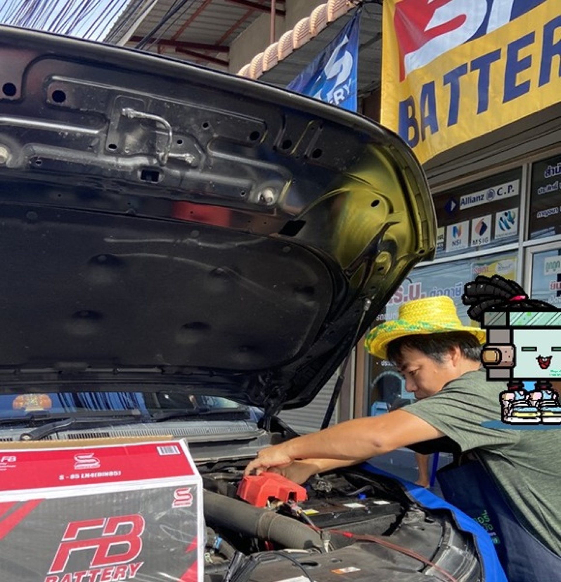 ร้านแบตเตอรี่เครือสหพัฒน์ บ้านพานทองแท้1 แยกซังกิวไทย แหลมฉบัง