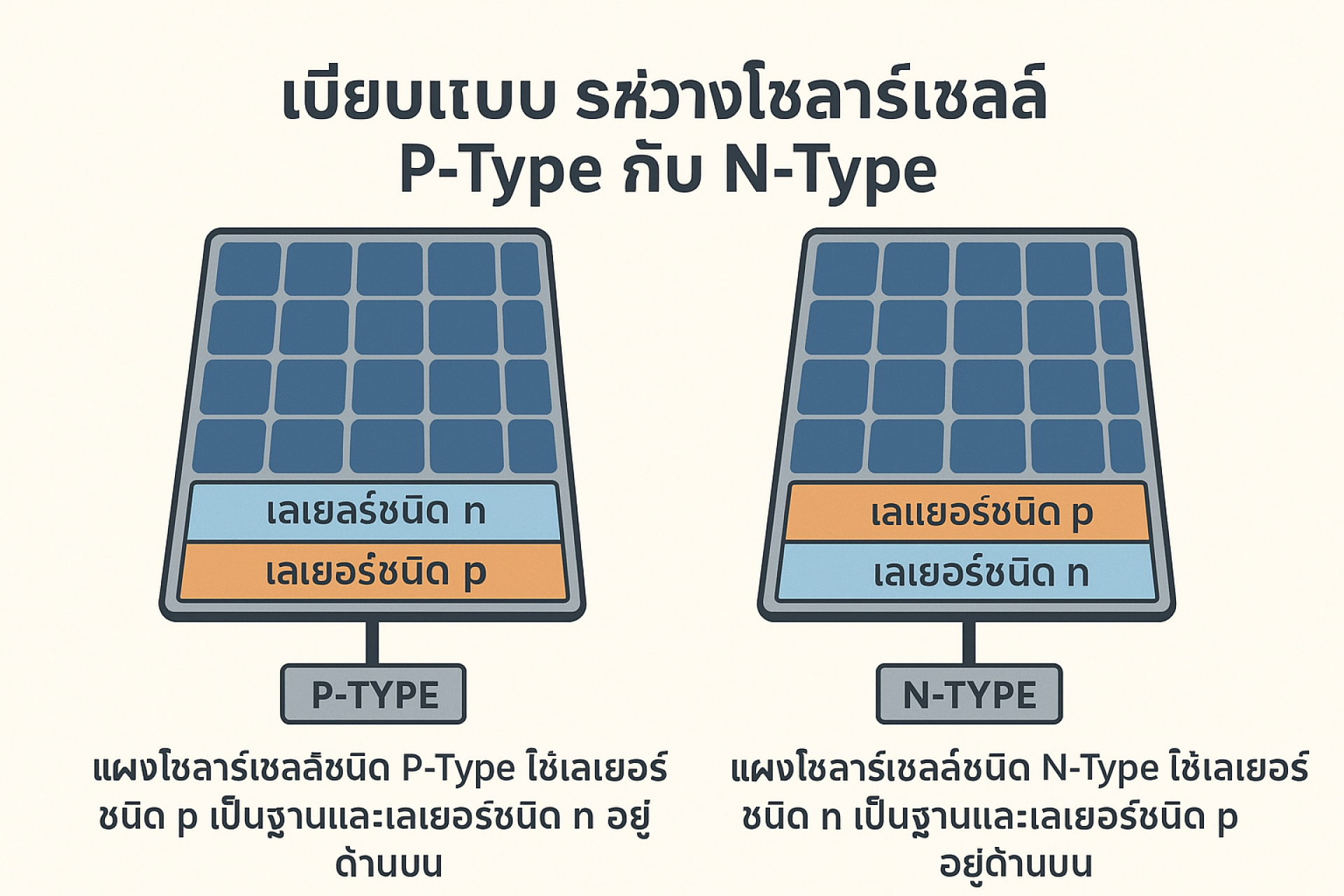 Understanding P-Type vs N-Type Solar Panels: What’s the Difference?
