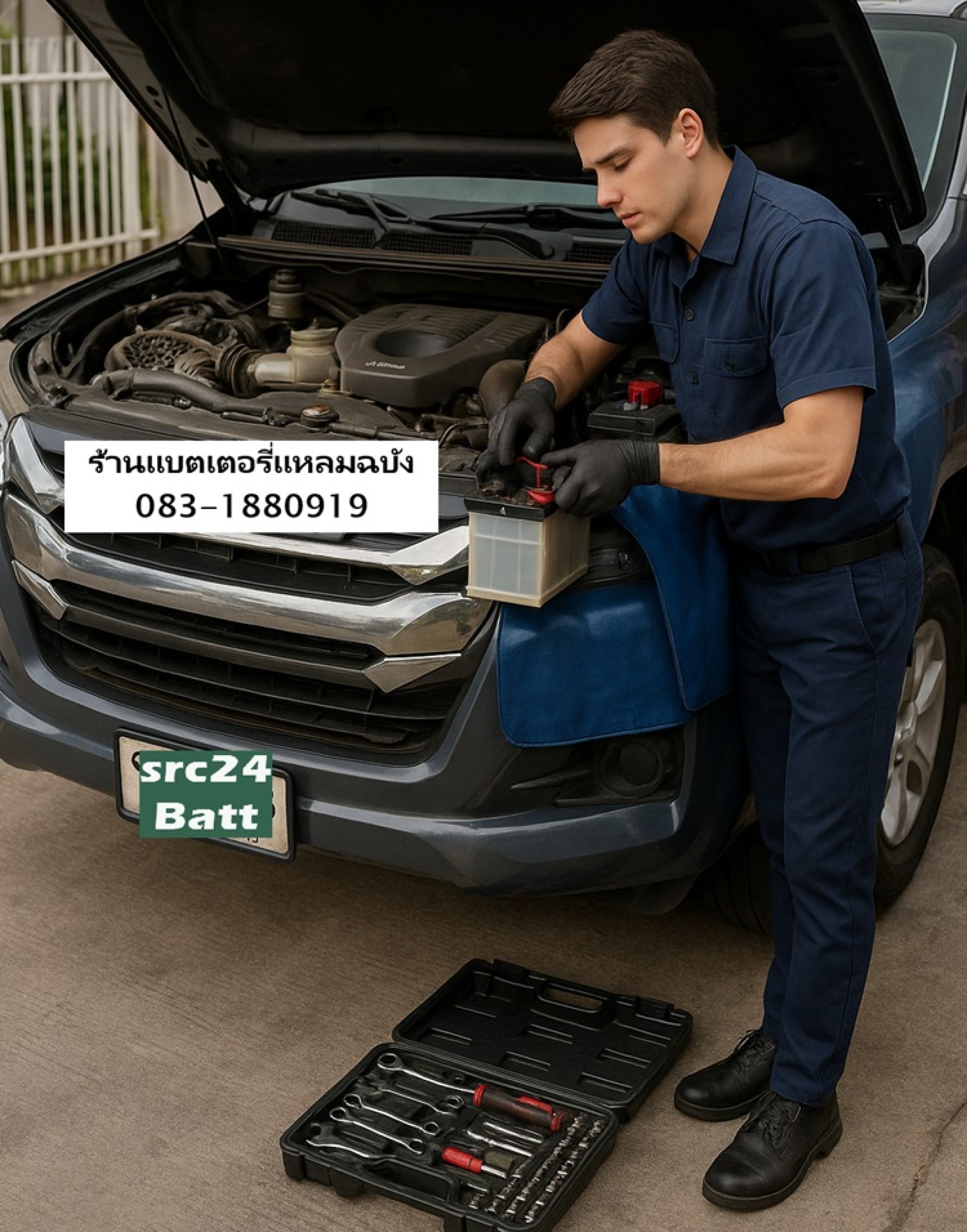 083-1880919 ร้านเปลี่ยนแบตเตอรี่ MG แหลมฉบัง ศรีราชา