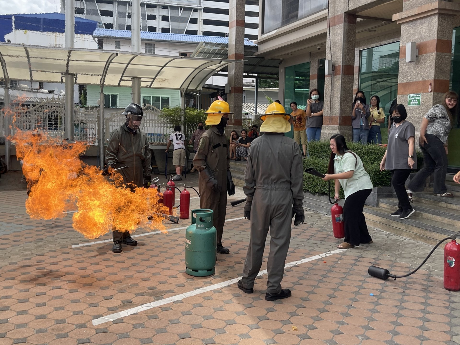 Firefighting and fire evacuation practice activities for the year 2024