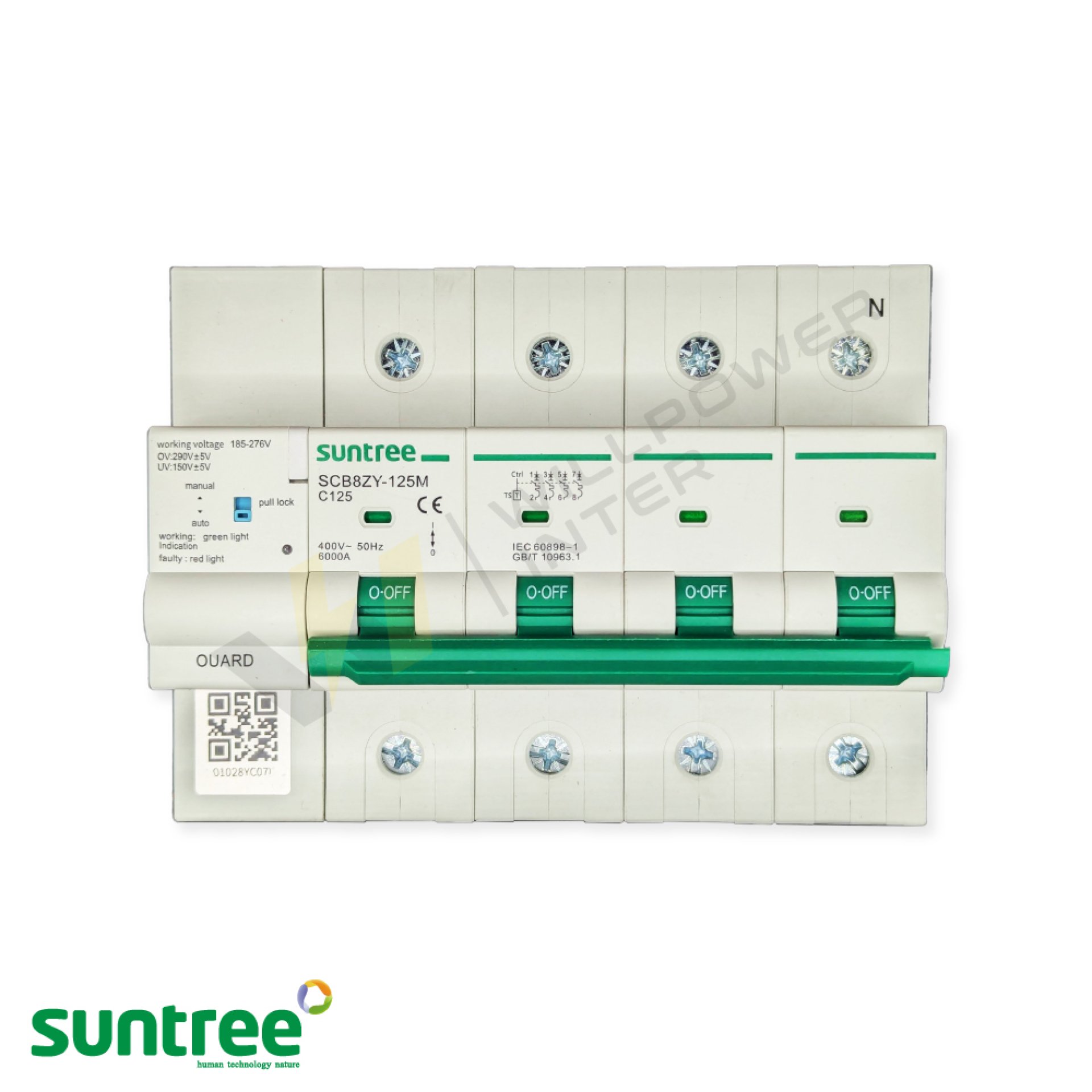 SUNTREE / SM8-250HPV DC MCCB 2P 1000V เซอร์กิตเบรกเกอร์