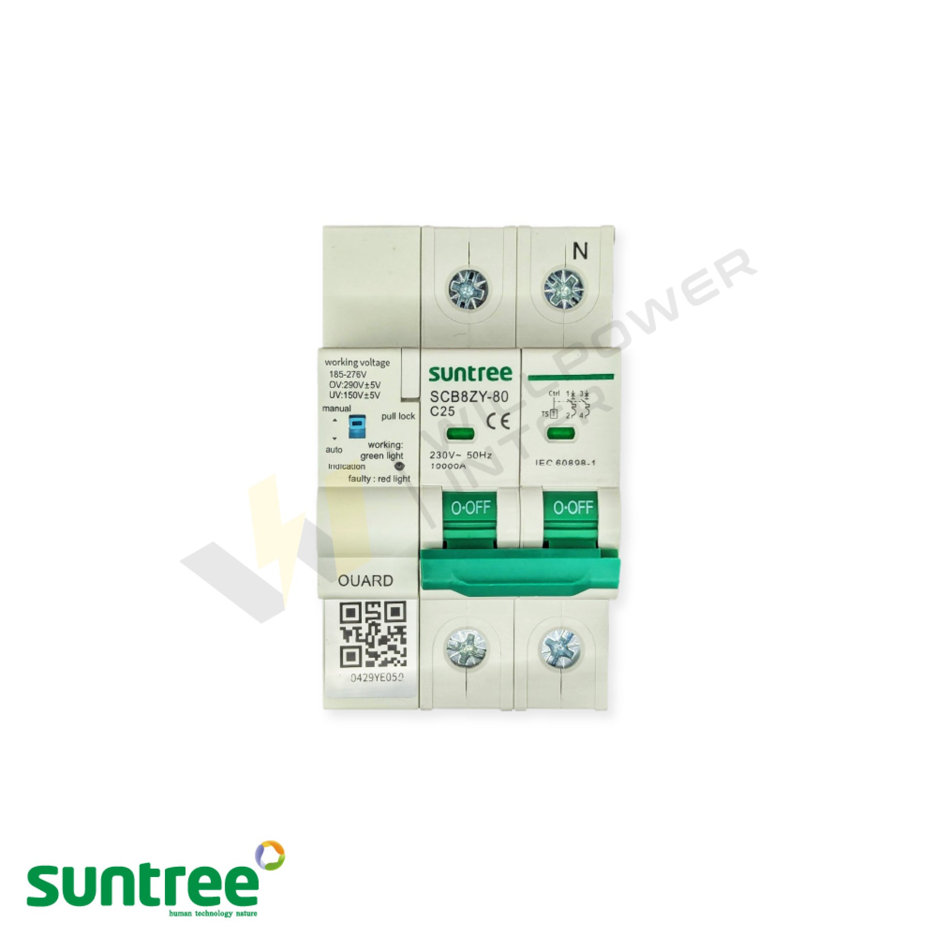 SUNTREE / SCB8ZY-125 Auto-Reclosing Over/Under Voltage Circuit Beaker ...