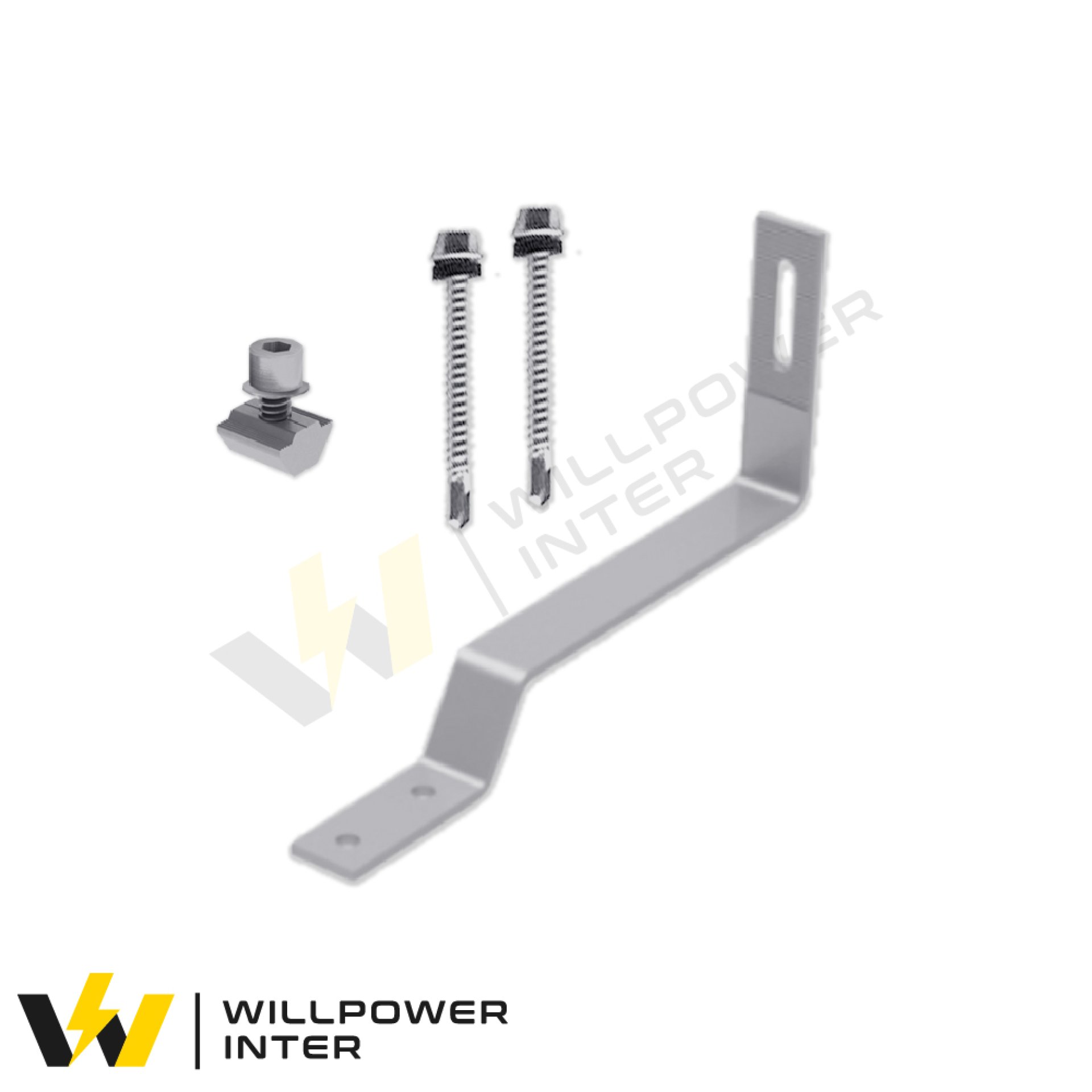อุปกรณ์ยึดจับแผงโซลาร์เซลล์ - Willpower Inter | จำหน่ายอุปกรณ์ไฟฟ้า โซลาร์เซลล์ ครบวงจร