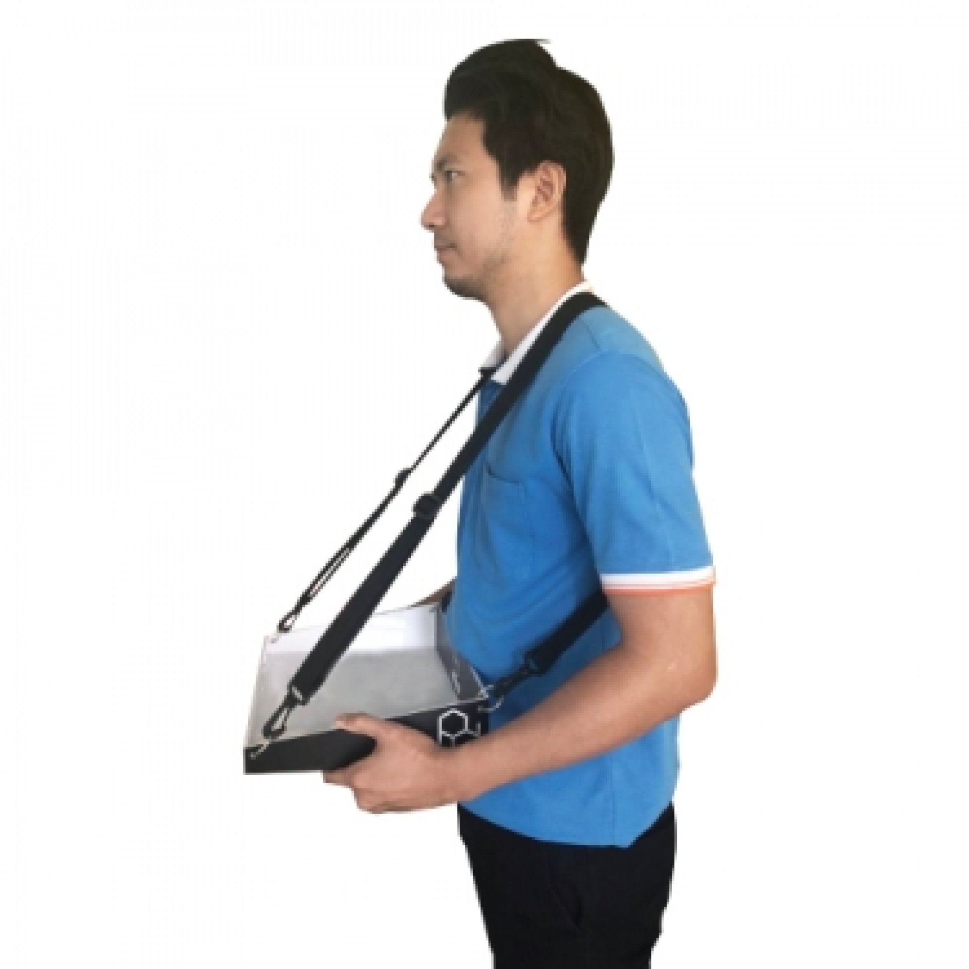 ถาดแจกชิมพร้อมสายคล้อง ที่ถูกออกแบบมาให้ลดอาการปวดหลัง