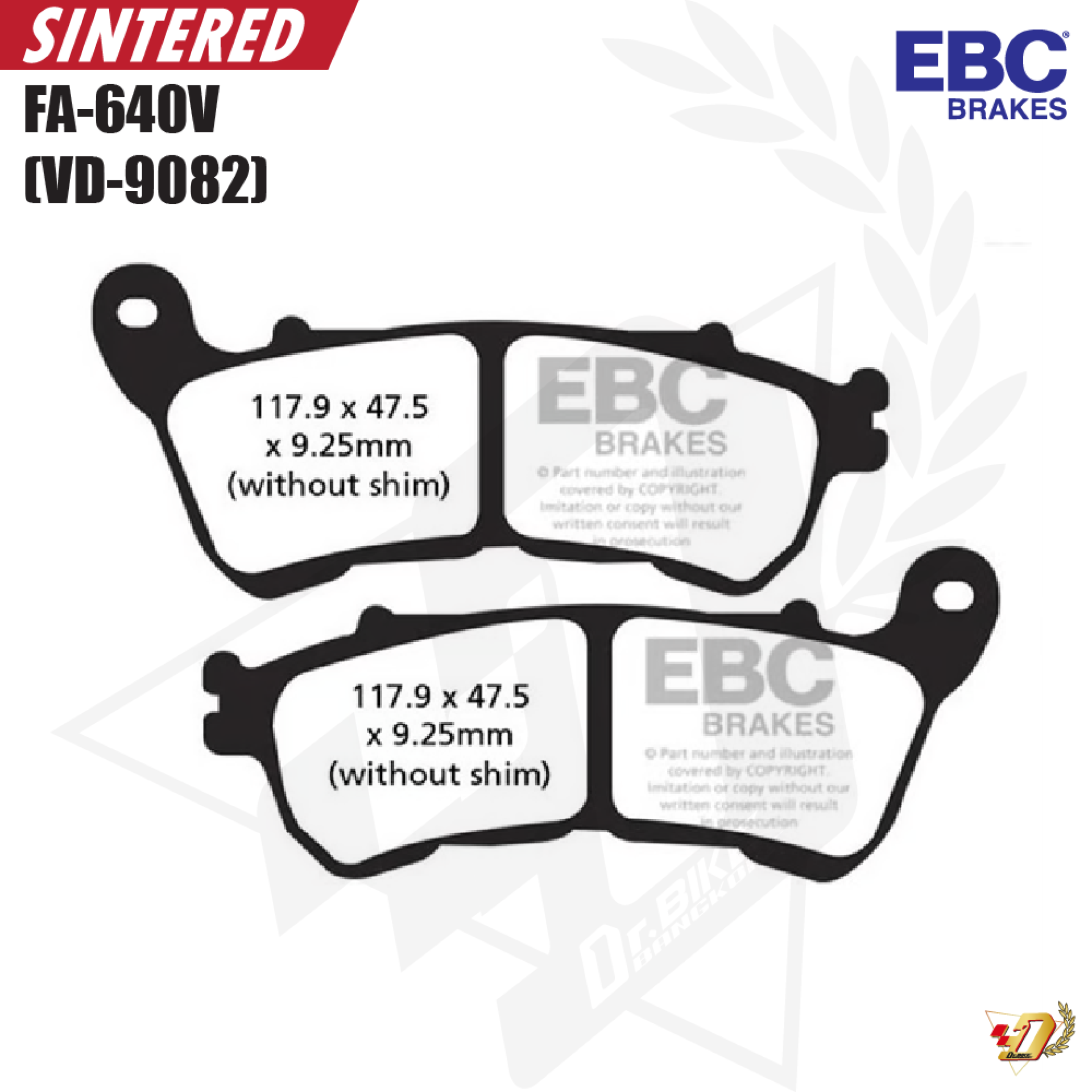 ผ้าเบรค-ebc - drbike.co.th