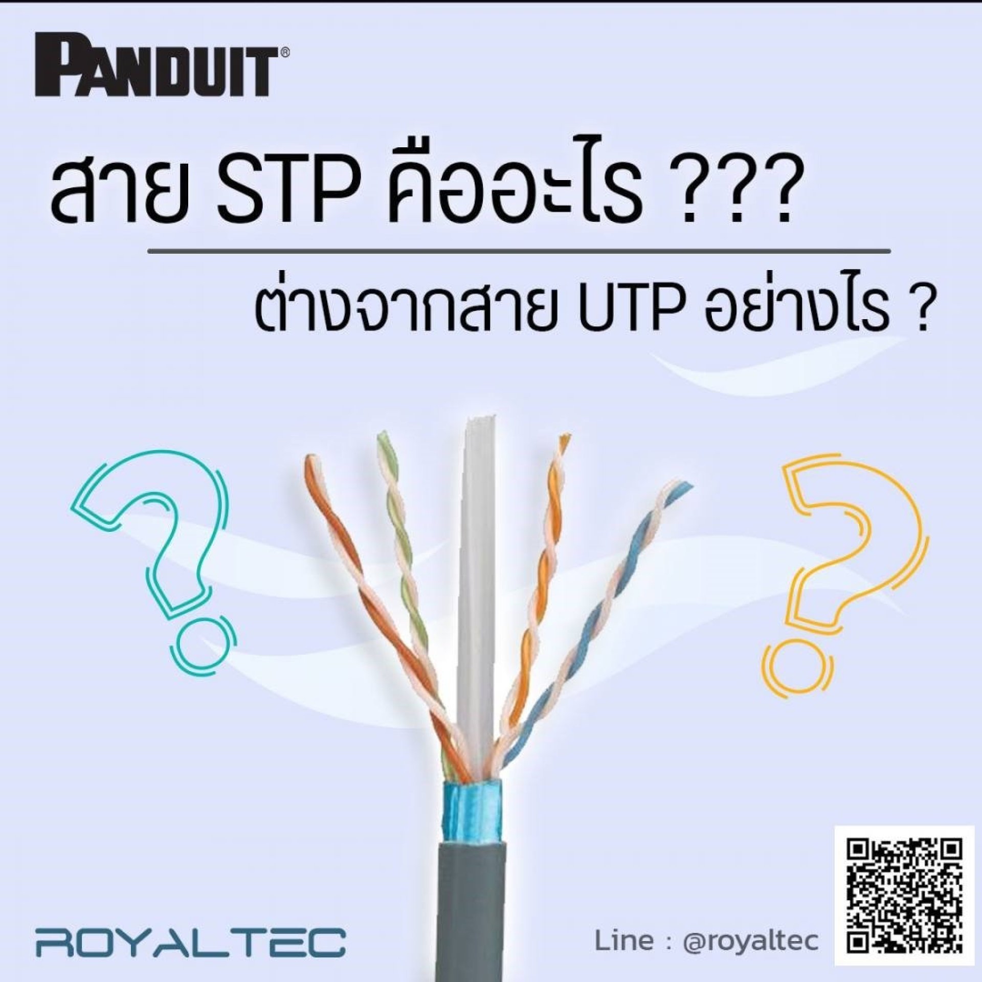 ไขข้อข้องใจ สาย UTP, FTP, STP คืออะไรและต่างกันอย่างไร!!