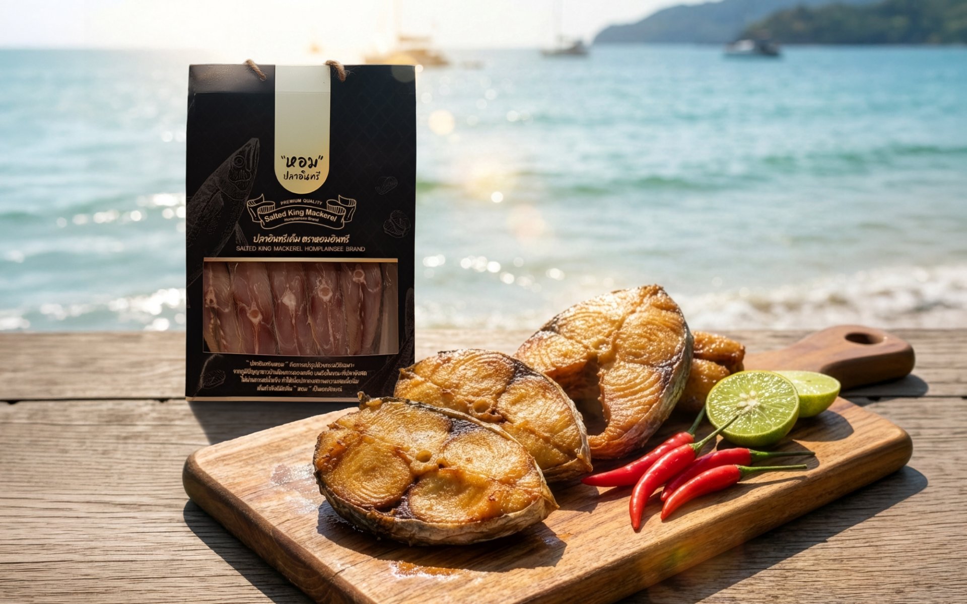 Hom Pla Insee Thai Salted King Mackerel Brand