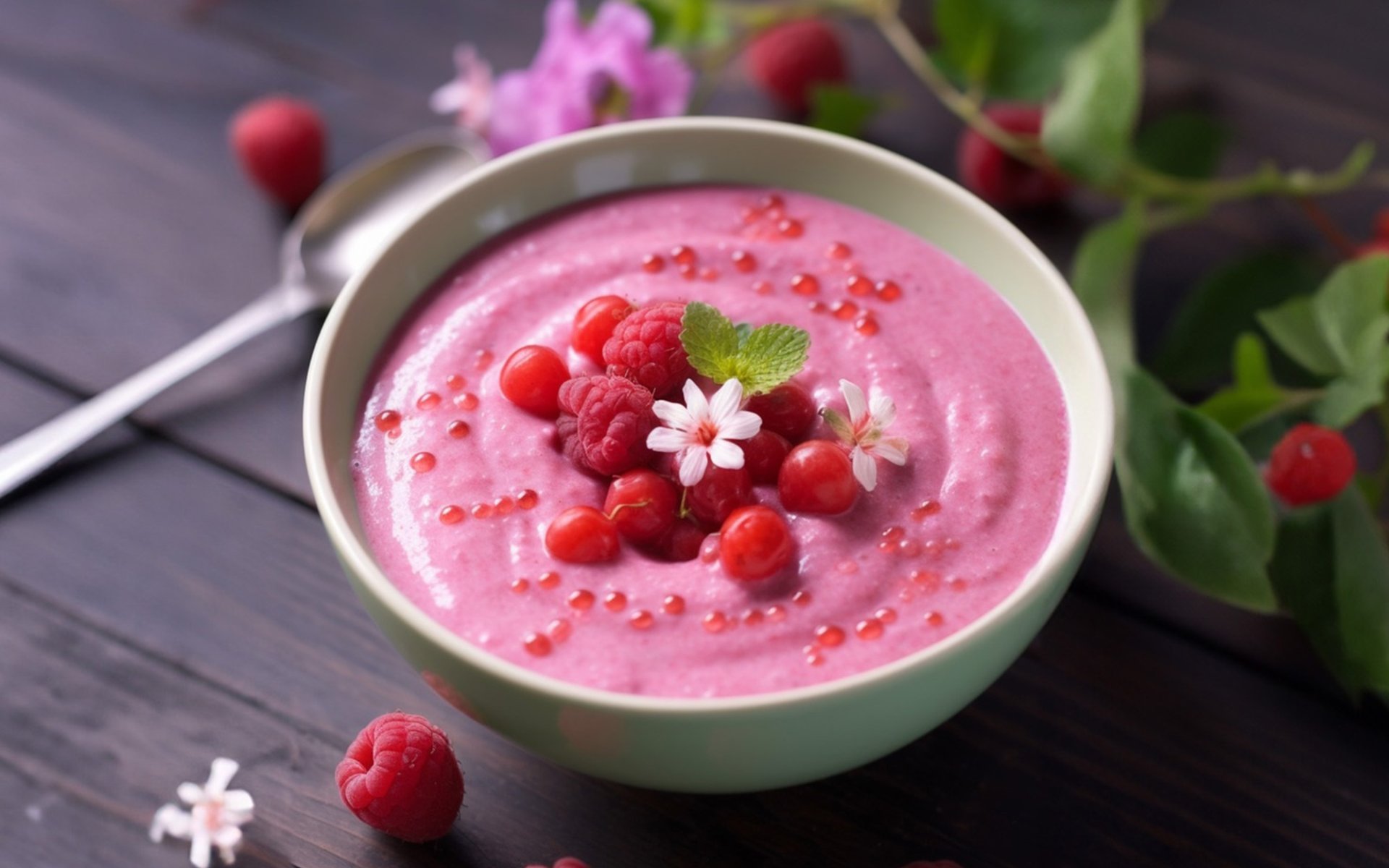 Vispipuuro : Porridge whipped berry ขนมหวานฟินแลนด์ดั้งเดิม