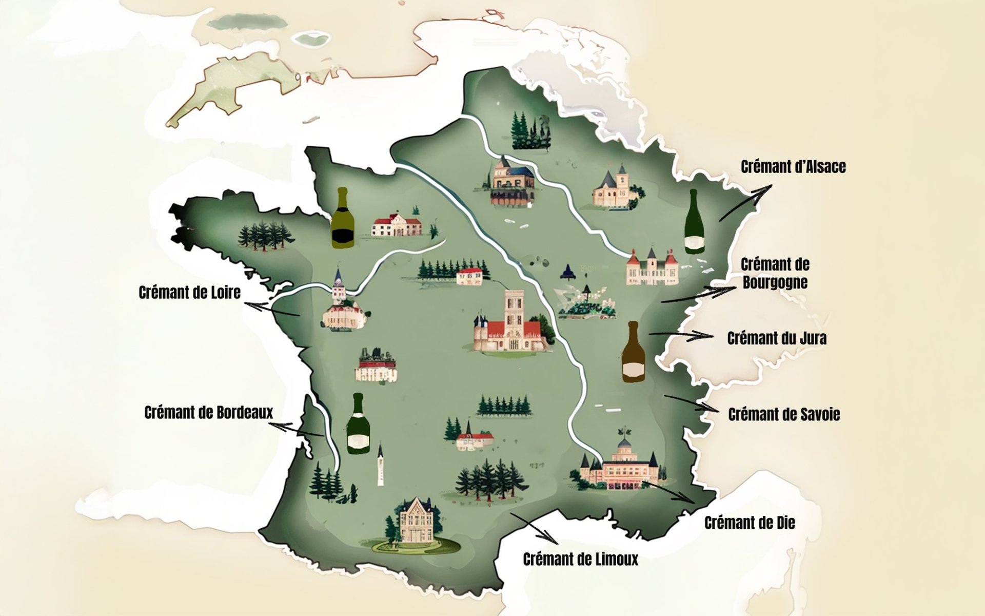 Crémant: French Sparkling Wine & History | Rimping