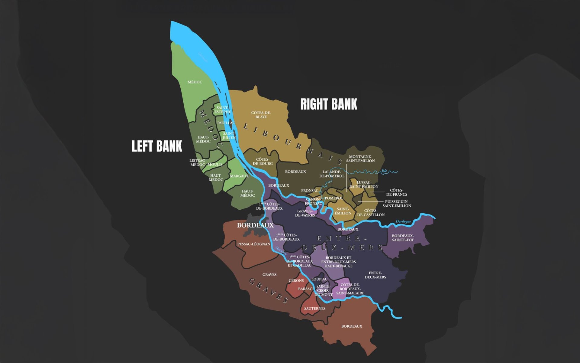 Bordeaux Wine: Left Bank vs. Right Bank Guide | Rimping