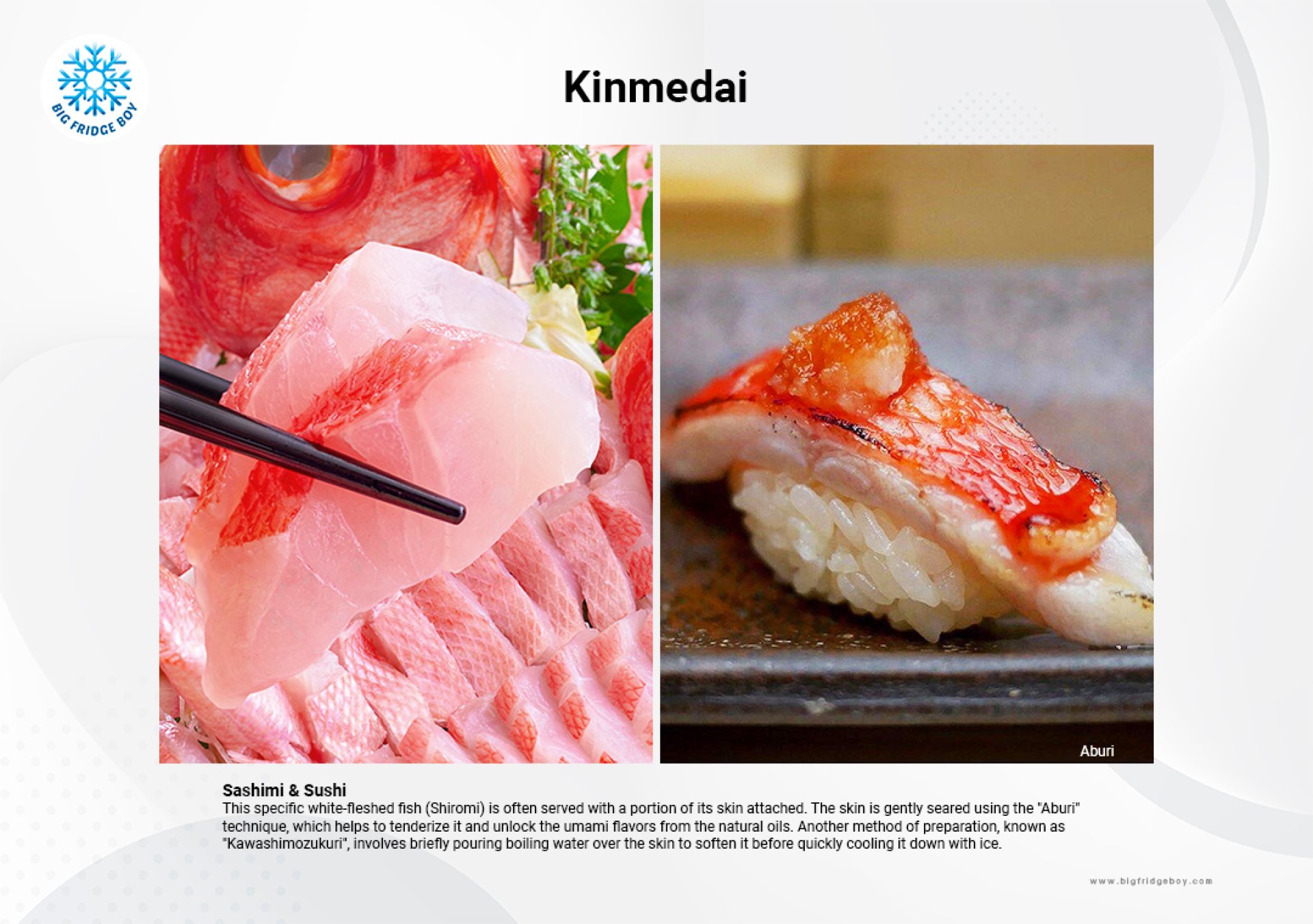 What is Kinmedai (Golden Eye Snapper)