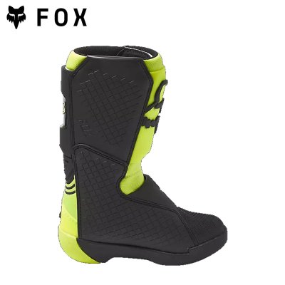 FOX YTH COMP BOOT-BUCKLE FLUORESCENT YELLOW