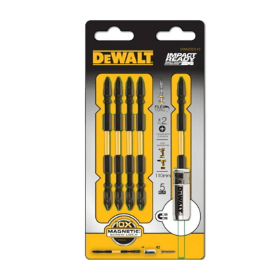 ชุดดอกไขควงพร้อมหัวแม่เหล็ก 5 ชิ้น DEWALT รุ่น DWA2SD110