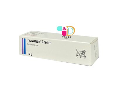 ทราโวเจน ครีม หลอด 10กรัม ยาทาฆ่าเชื้อรา TRAVOGEN CREAM 10G.
