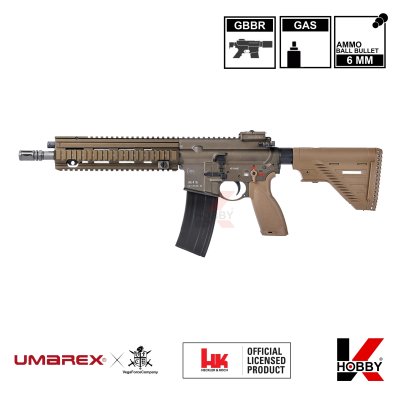 Umarex (By VFC) HK416A5 V3 TAN GBBR - STD Ver.