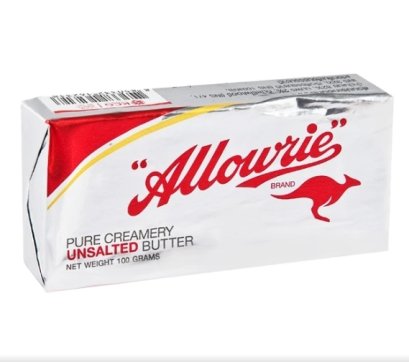 Allowrie Compound Butter Unsalted 5 kg. - bakeryland