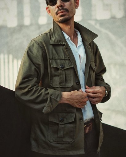 SAFARI JACKET (khaki) - phumm