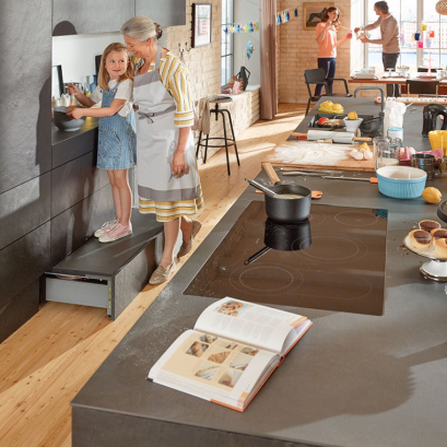 ไอเดียงานเฟอร์นิเจอร์บิ้วอิน - blue-inter