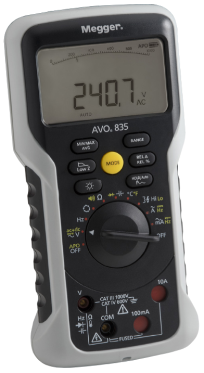 MULTIMETER AND CLAMPMETER - megger