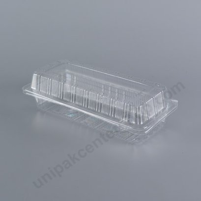 [กล่องใส สี่เหลี่ยมผืนผ้า-L] Large Rectangular Clear Food Box - unipakcentershop