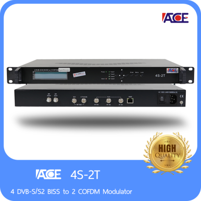 DVB-S/S2 & DVB-T/T2 Tuner to IP & Digital TV Modulator - hstn