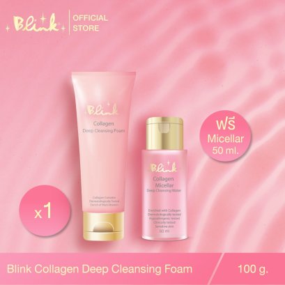 Blink Collagen Deep Cleansing Foam 100g. - blink