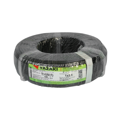 YAZAKI VSF1CX1 สายไฟคอนโทรล 1x1 SQMM. IEC06 THW(f) VSF1X1-YA ราคา/ เมตร - winwinpoolshop