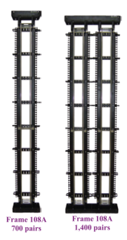Distribution Frame 108A, Dual for 1,400 pairs Profil Rod Type - Ontech