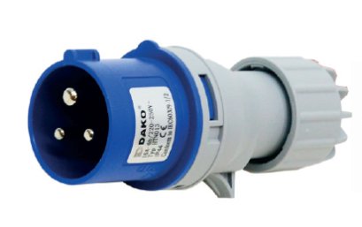 DAKO Plug" HT024 ปลั๊กตัวผู้ 3P+E 32A 400V | "DAKO Plug" HT024 Plug 3P+E 32A 400V, ปลั๊กไฟ ...