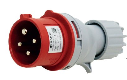 DAKO Plug" HT024 ปลั๊กตัวผู้ 3P+E 32A 400V | "DAKO Plug" HT024 Plug 3P+E 32A 400V, ปลั๊กไฟ ...