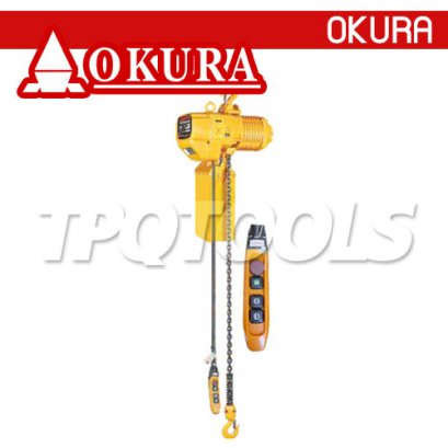 OKEH-1TON รอกโซ่ไฟฟ้าพร้อมรอกวิ่งไฟฟ้า 4 ทิศทาง OKURA ยก 1 ตัน โซ่ยาว 6 เมตร 380V - tpqtools ...