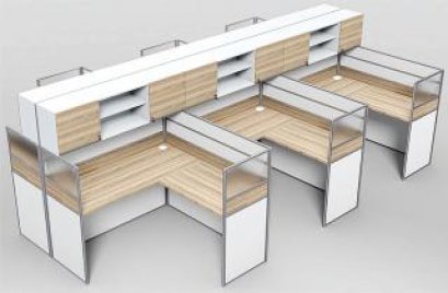 ชุดโต๊ะทำงานกลุ่ม - nb-furniture