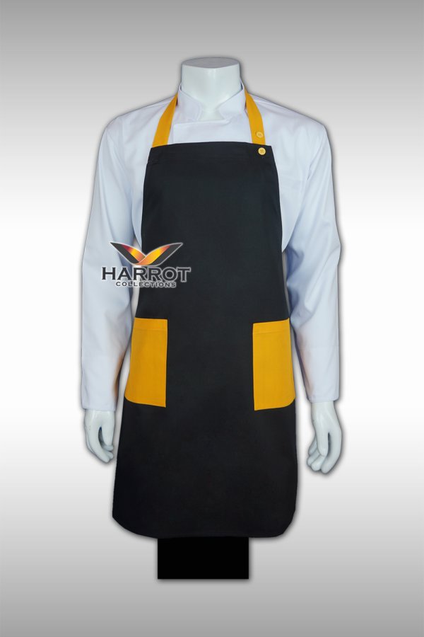 Yellow-Black Full Apron - harrot